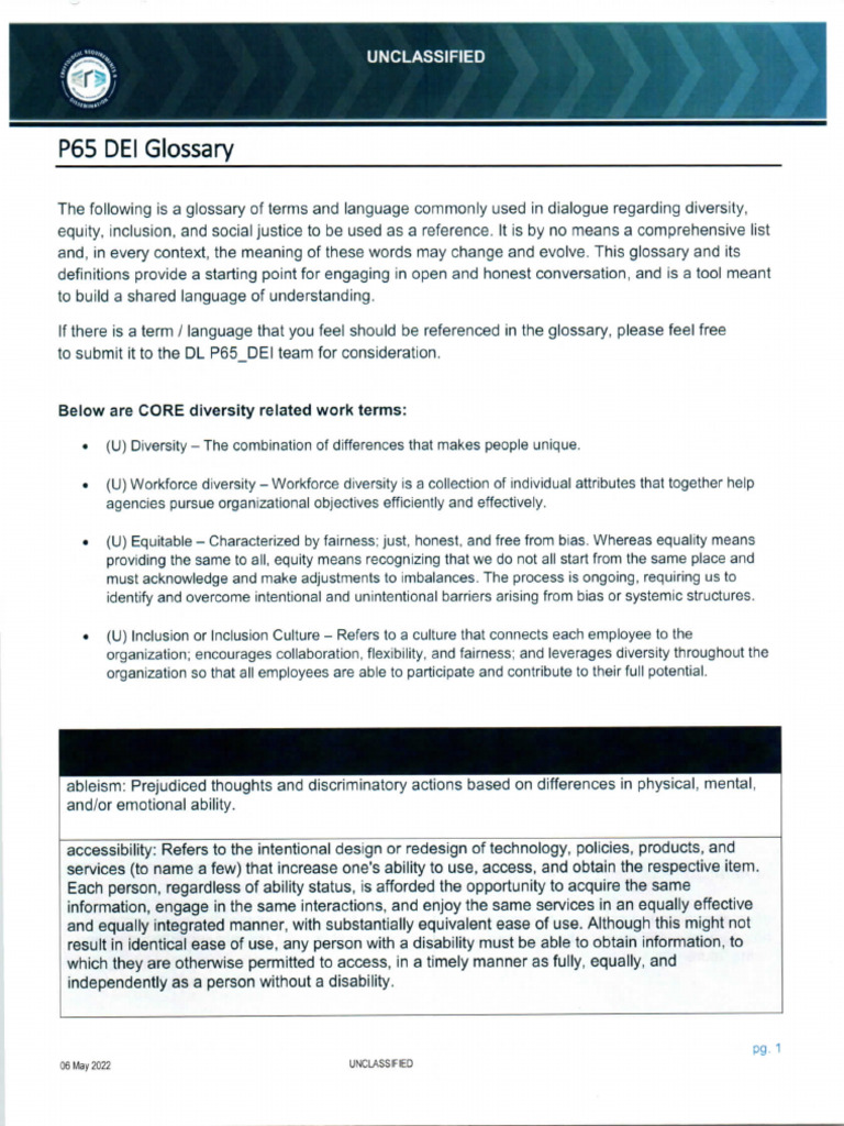 NSA Glossary | PDF NSA Glossary | PDF