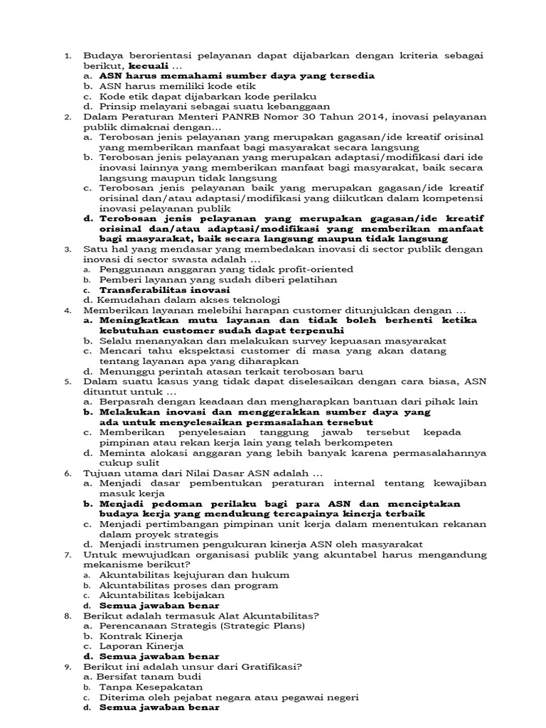 Panduan Etika dan Kompetensi ASN | PDF