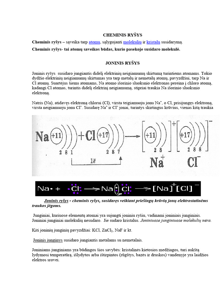 cheminis rysys | PDF