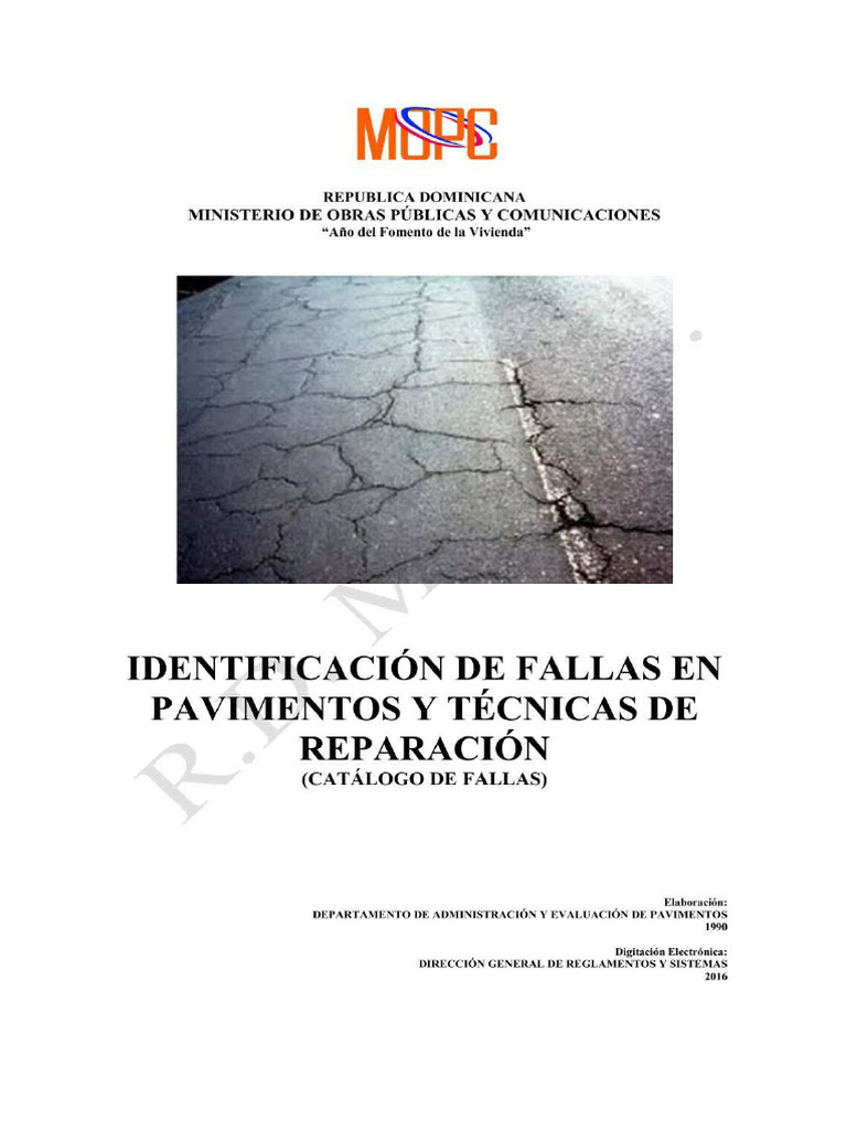 01.fallas en Pavimentos | PDF