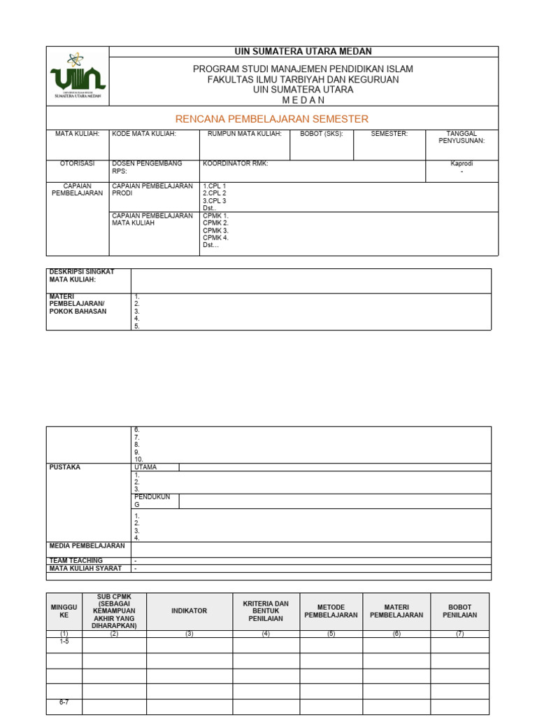 Templet Rps Obe | PDF