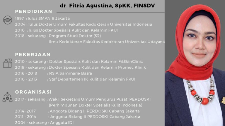 CV Dr. Fitria Agustina, SP - KK, FINSDV | PDF
