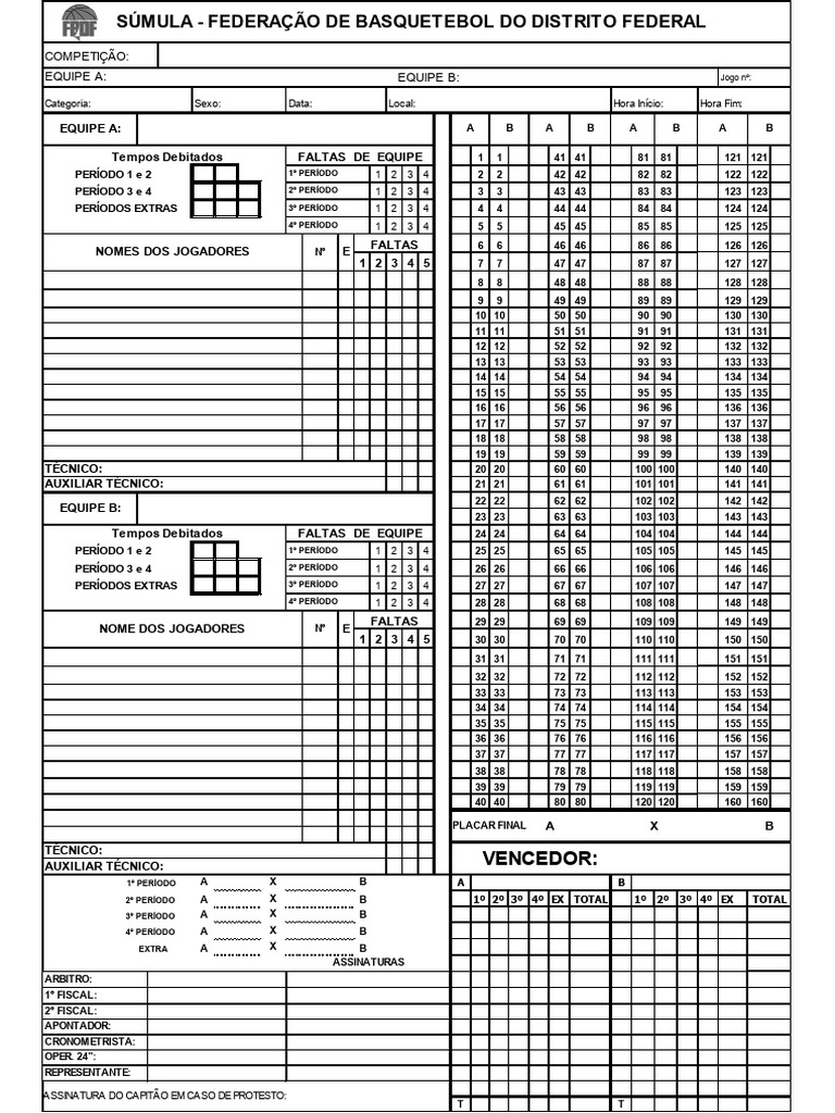 Sumula Matriz PDF 2022 | PDF