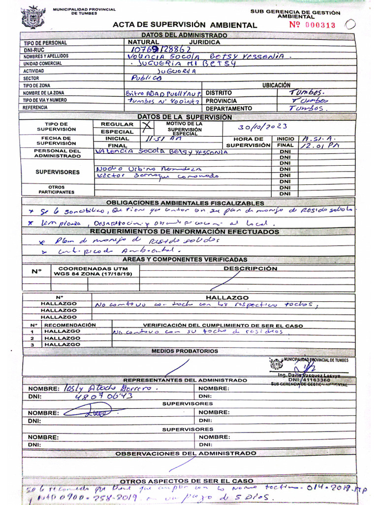 Modelos de Actas | PDF
