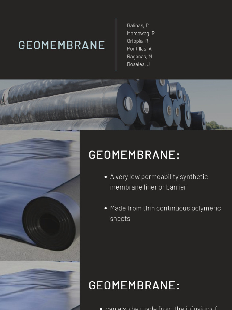 Geo Membrane | PDF | Polyethylene | Friction