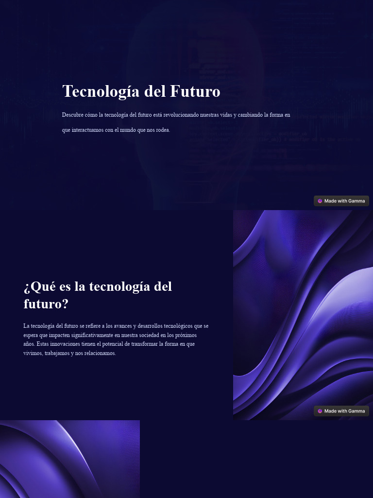 Tecnologia Del Futuro | PDF | Internet de las Cosas | Inteligencia ...