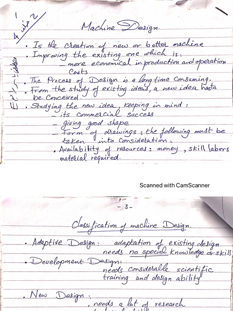 Machine Design Lecture 1 | PDF