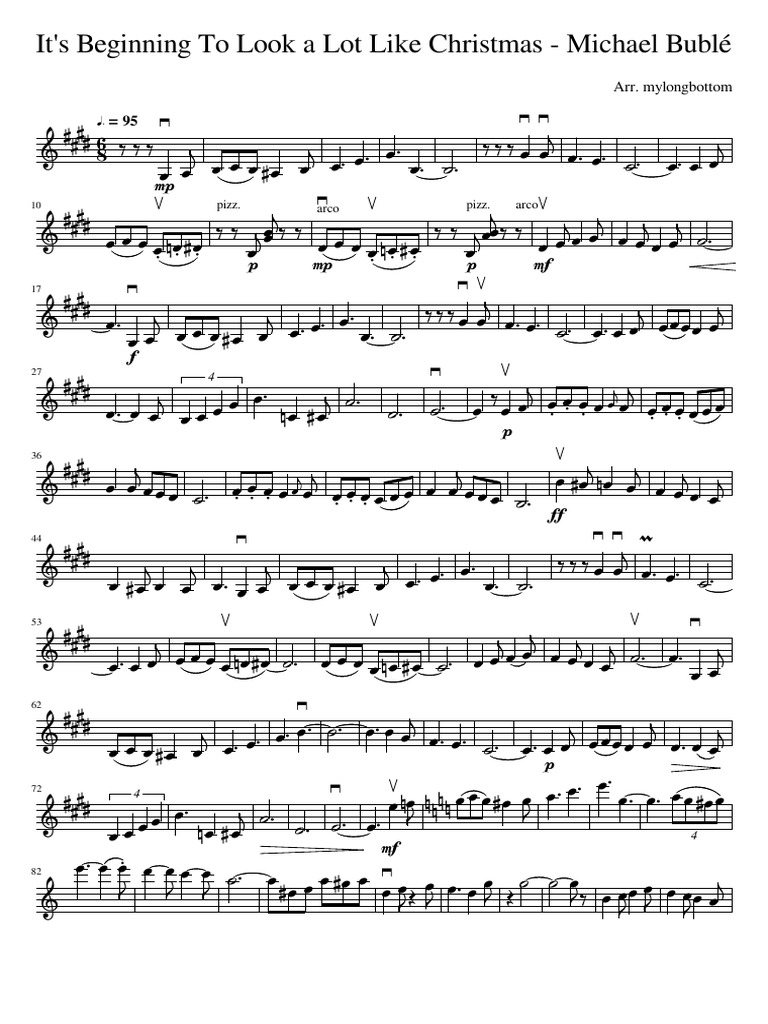 It's Beginning to Look a Lot Like Christmas Sheet Music | PDF