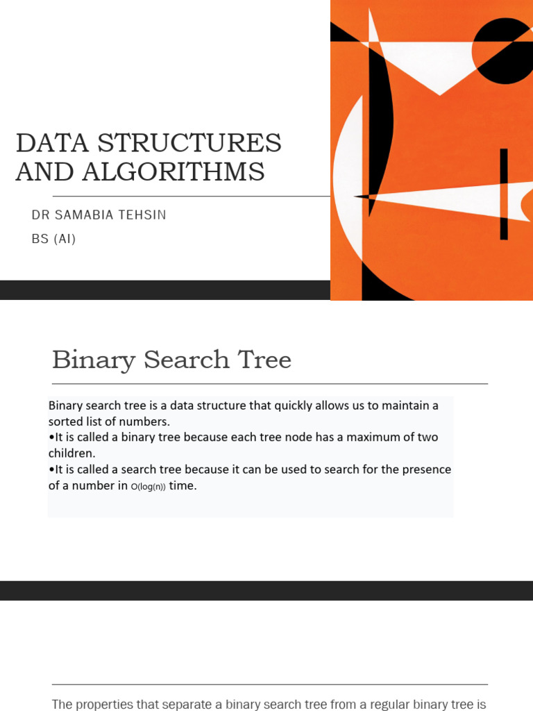 10 Binary Search Tree 12052023 031745pm | PDF | Data Management | Computer Data