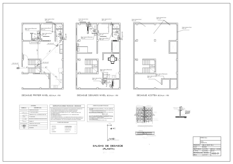 Iiss - Desague A1 | PDF | Materiales | Plomería