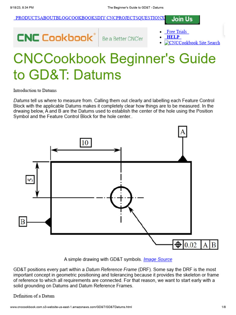 03-The Beginner's Guide To GD&T - Datums | PDF | Numerical Control ...