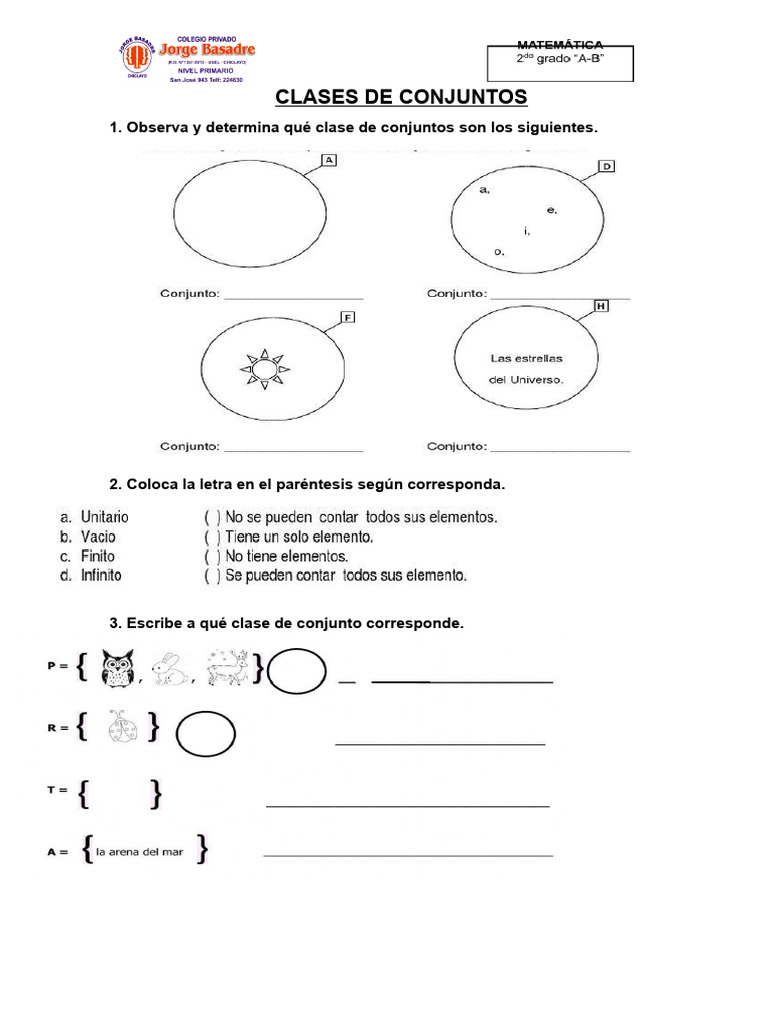 Clases de Conjuntos | PDF