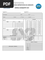 Súmula de Voleibol | PDF | Voleibol | Esportes