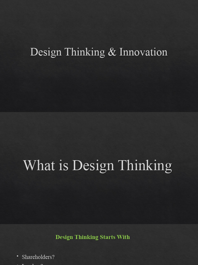 8-Design Thinking | PDF | Design Thinking | Thought