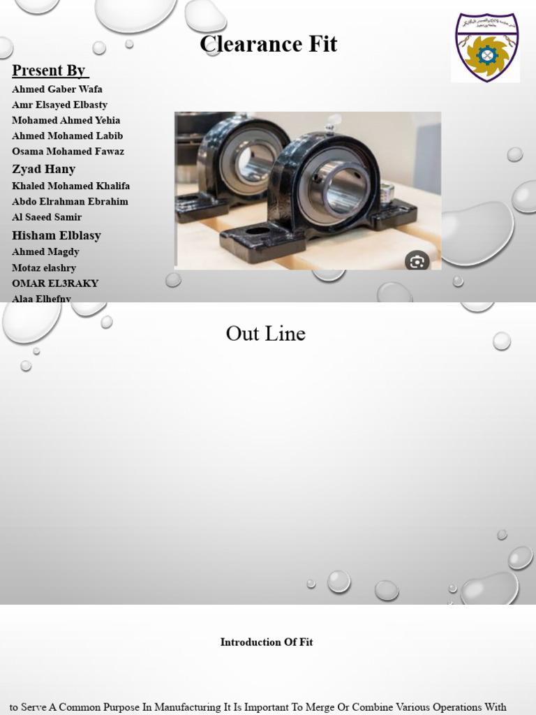 Clearance FIt | PDF | Engineering Tolerance | Bearing (Mechanical)