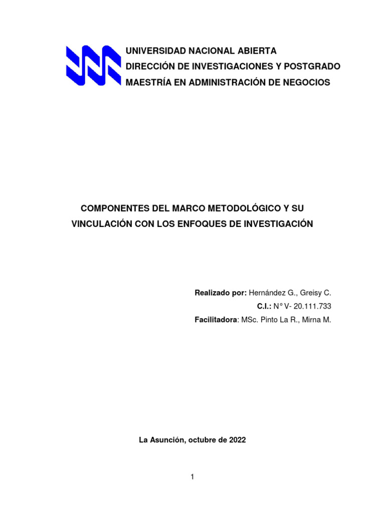 Greisy Hernandez-Tarea 3-Metodologia Ii | PDF | Conocimiento | Teoría