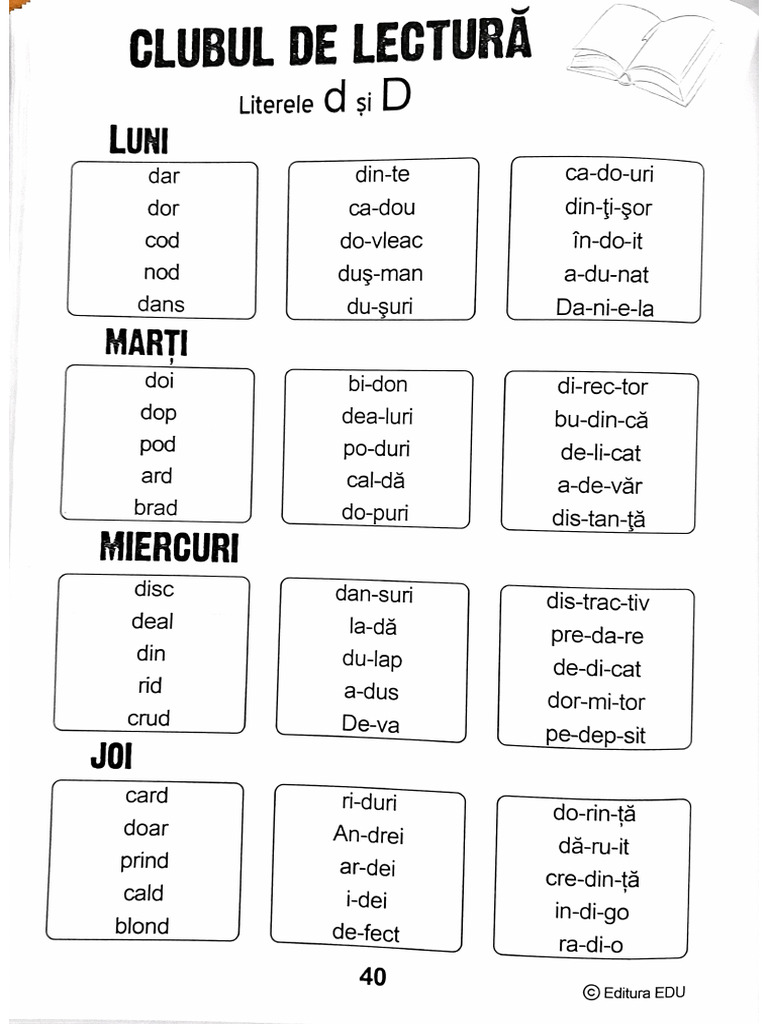 Sunetul Și Litera D D | PDF
