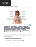 Incentive Spirometer | PDF