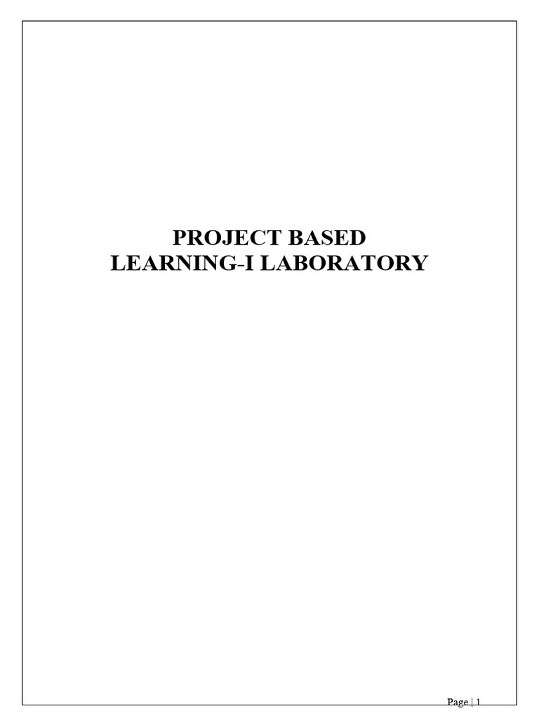 Practicals PBL I | PDF | Arduino | Infrared