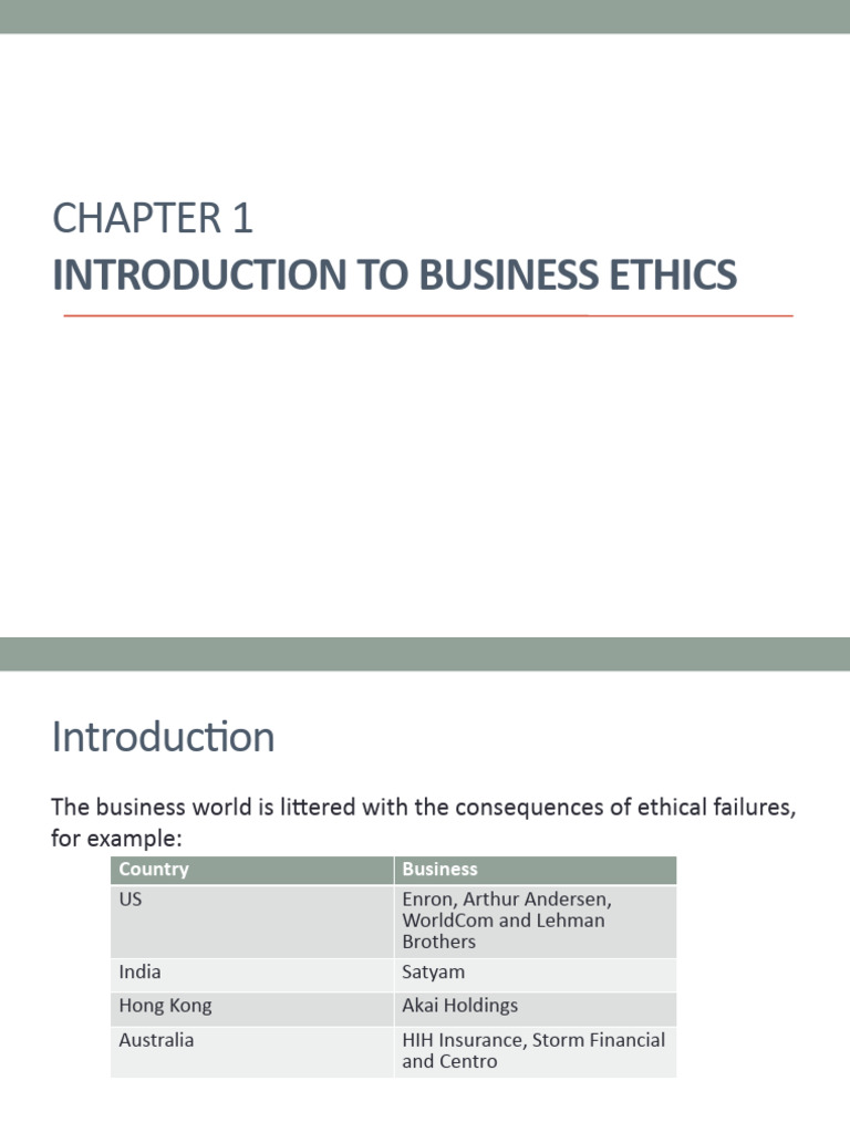 PP01 Chapter1 | PDF | Morality | Enron
