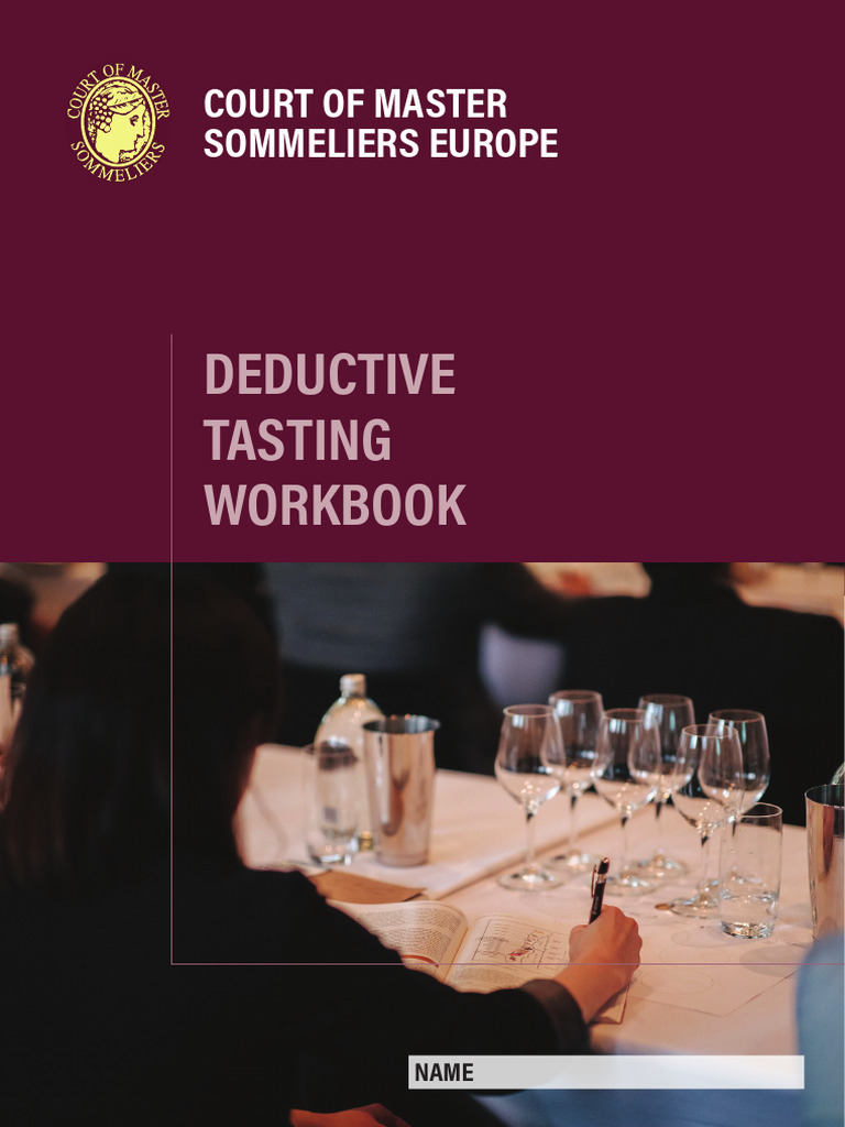 Deductive Tasting Workbook 16pp FA Digital | PDF | Winemaking | Wine