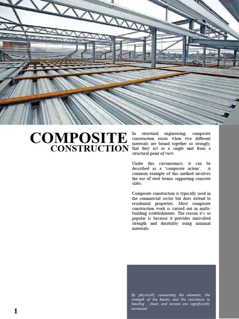 Composite Construction | PDF | Beam (Structure) | Composite Material
