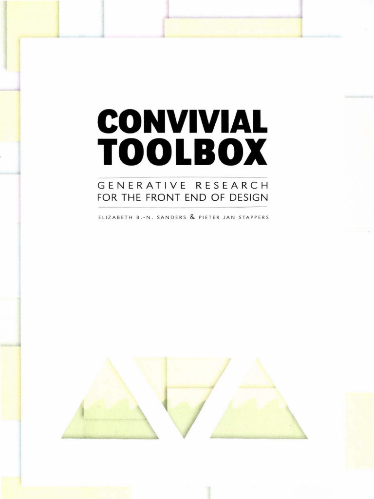 Convivial Toolbox Generative Research For The Front End of Design by ...