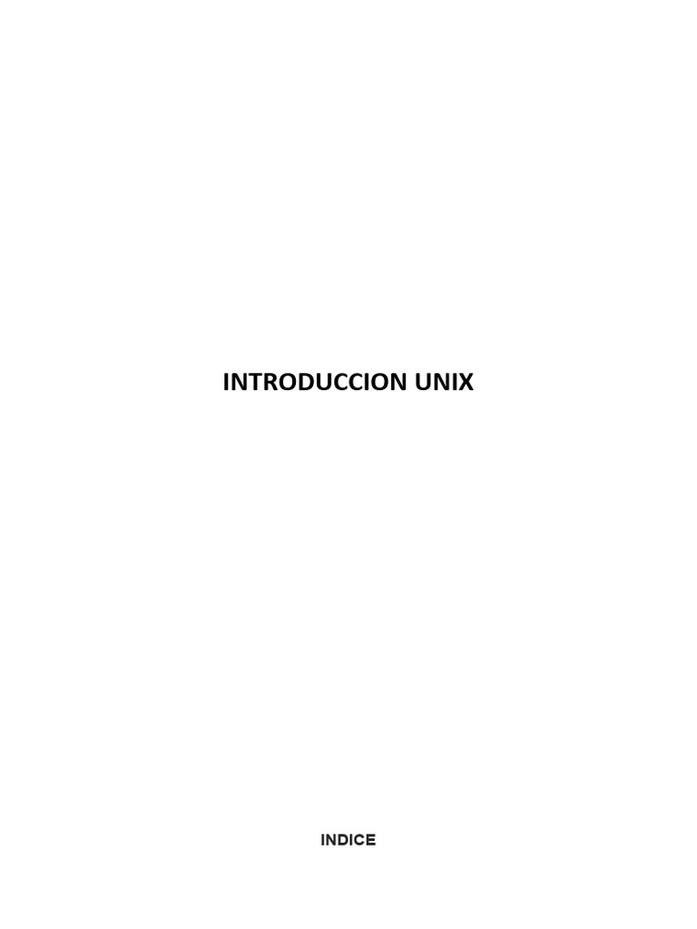 Meg Som Tema 6 T1 Introduccion Unix | PDF | Unix | Software del sistema