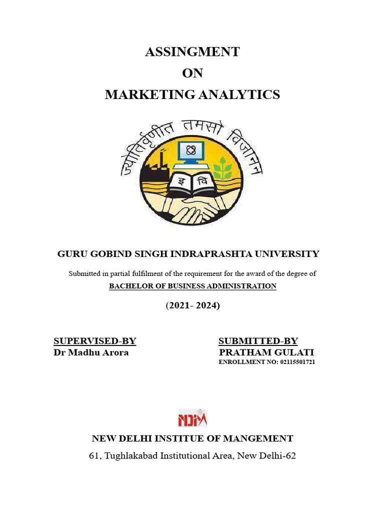 Marketing Analytics | PDF