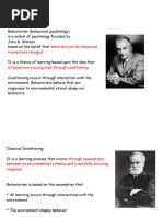 Pavlov's Theory of Learning and Its Educational Implications | PDF