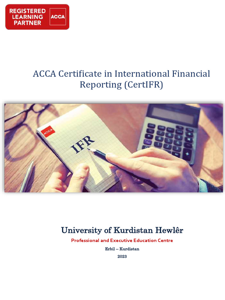 ACCA-Certificate in International Financial Reporting IFRS (003) (1) | PDF | International ...