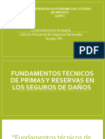 Presentación de Reservas Técnicas NCS-11 y NPS4-07 | PDF | Seguro | Póliza de seguros