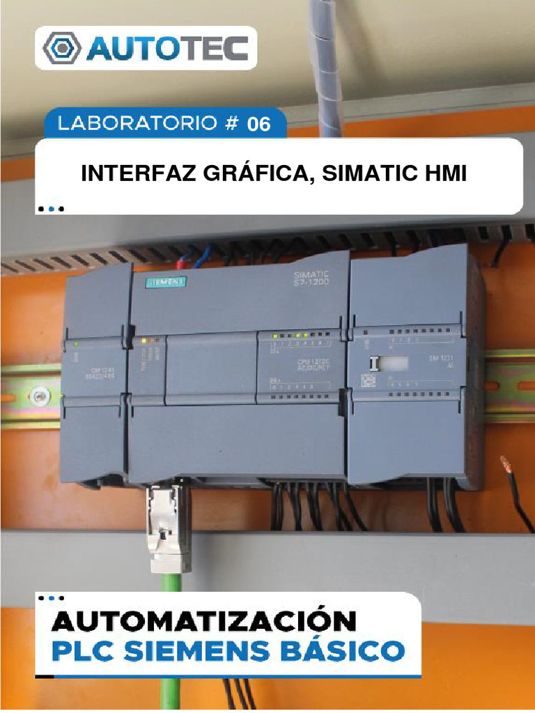 Laboratorio 06 PLC INTERFAZ GRAFICA HMI-1 | PDF | Interfaces gráficas ...