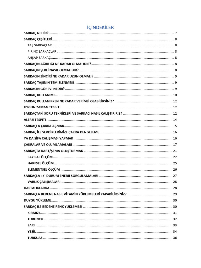 Sarkaç | PDF