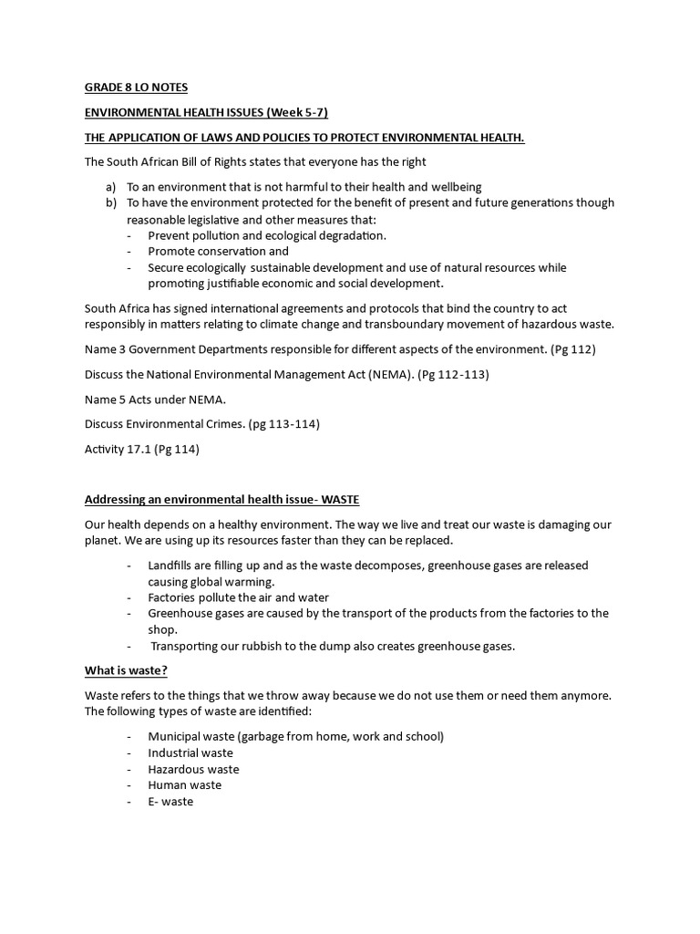 Grade 8 LO Notes | PDF | Hiv/Aids | Management Of Hiv/Aids
