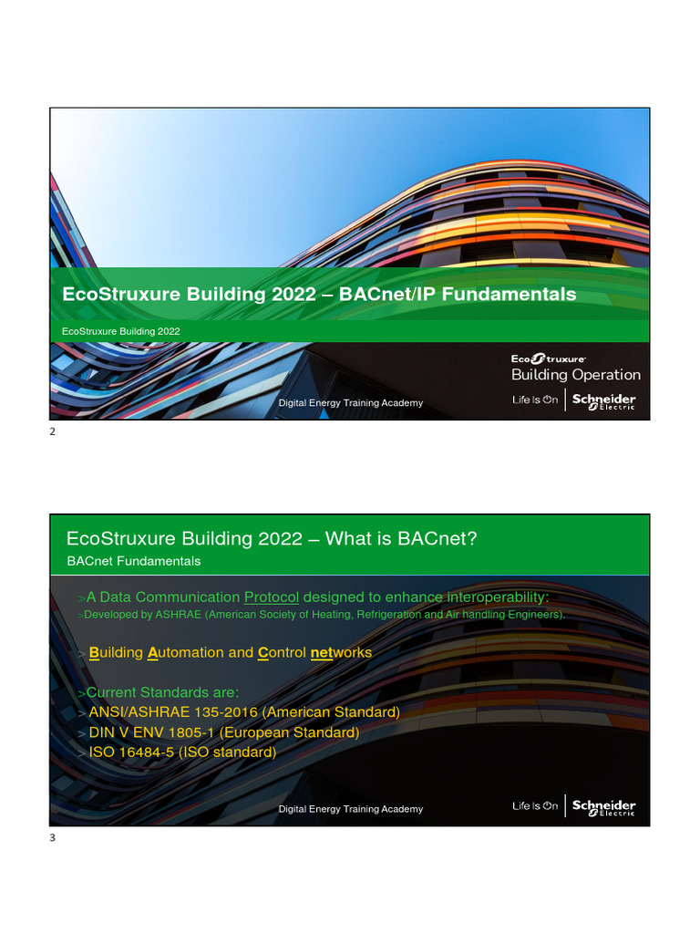 02a BACnet IP Fundamentals May2022 v02 HANDOUT | PDF | Ip Address | Computer Network