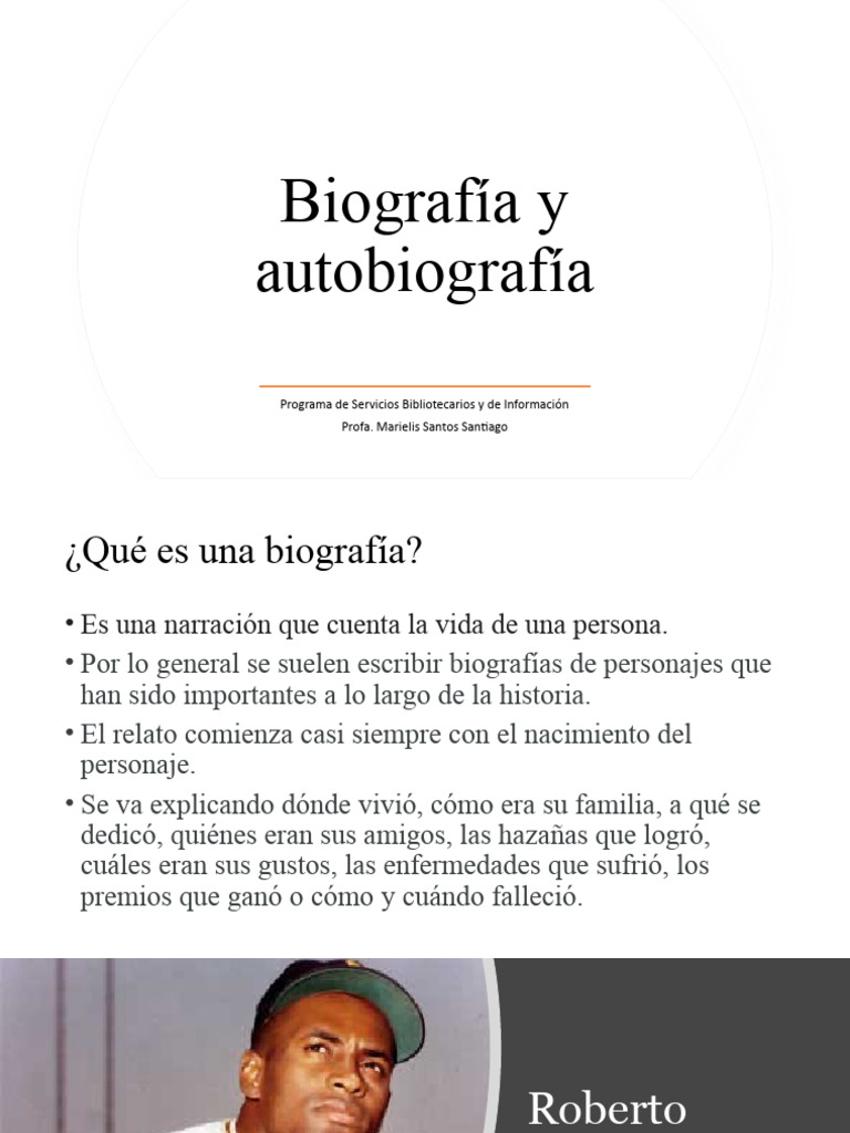 Biografía de Roberto Clemente | PDF