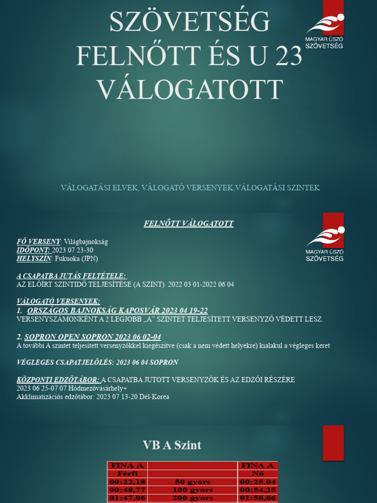 49 MUSZ Valogatasi-Elvek Medence Felnott | PDF