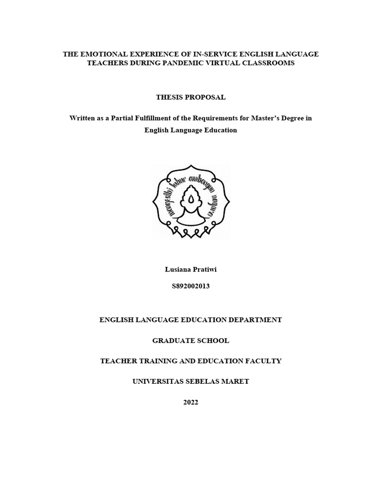 Thesis Lusiana Edit | PDF | Learning | Teachers