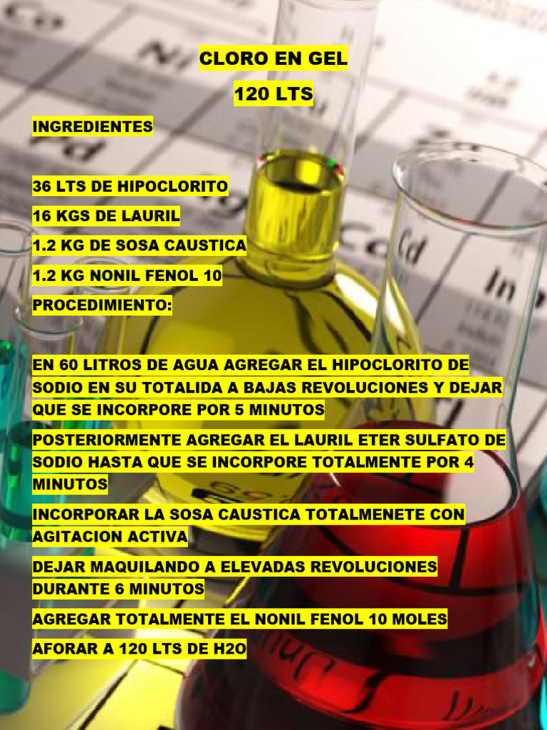 Cloro en Gel | PDF