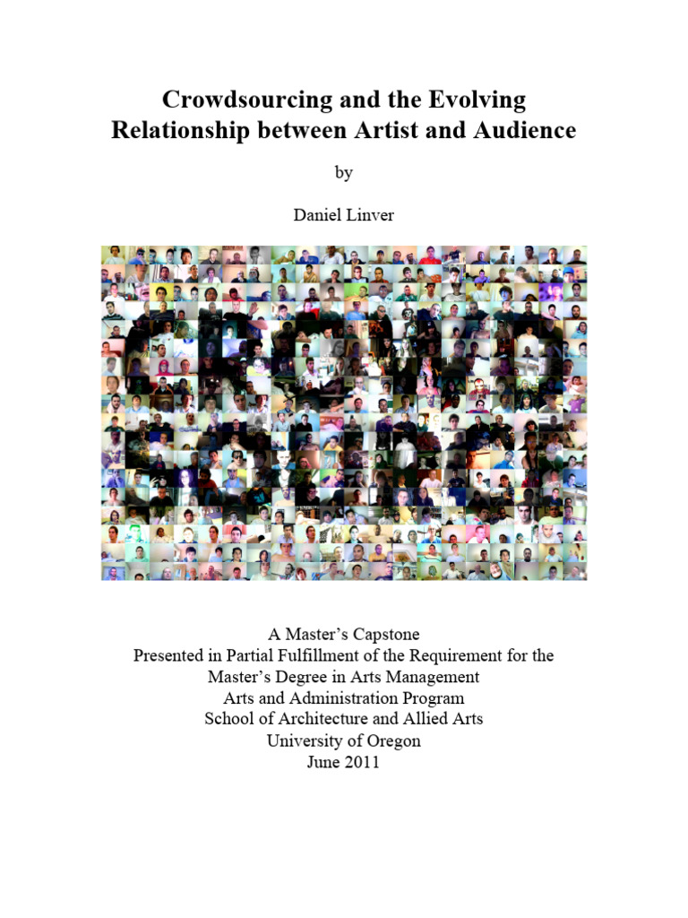 Daniel Linver Research Project | Download Free PDF | Crowdsourcing | Internet