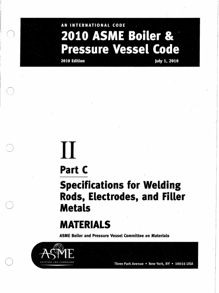 Asme Ii-C | PDF
