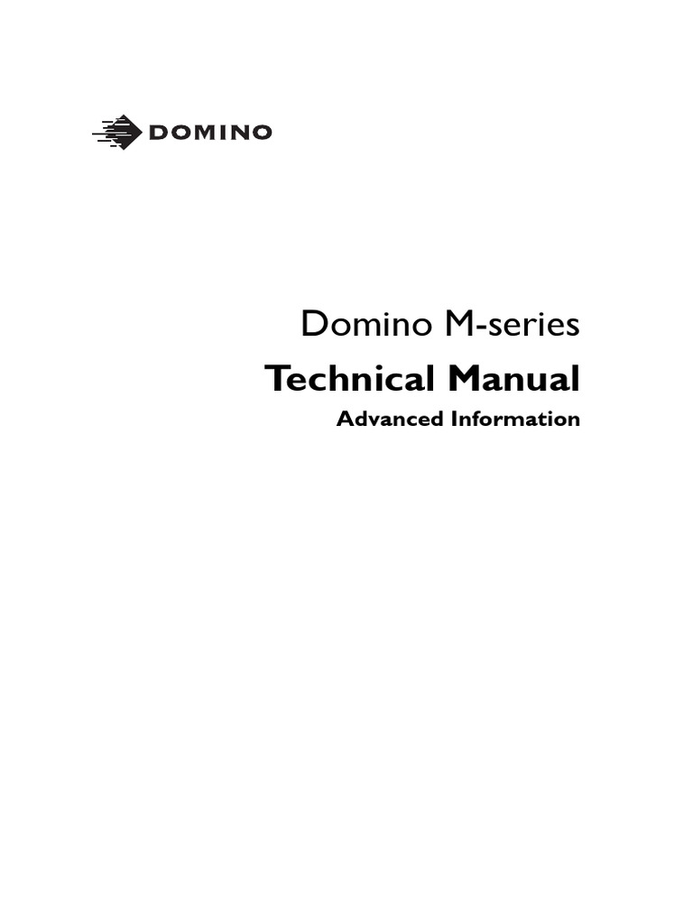 Domino M-Series Technical Manual | PDF | Wireless Lan | Printer (Computing)