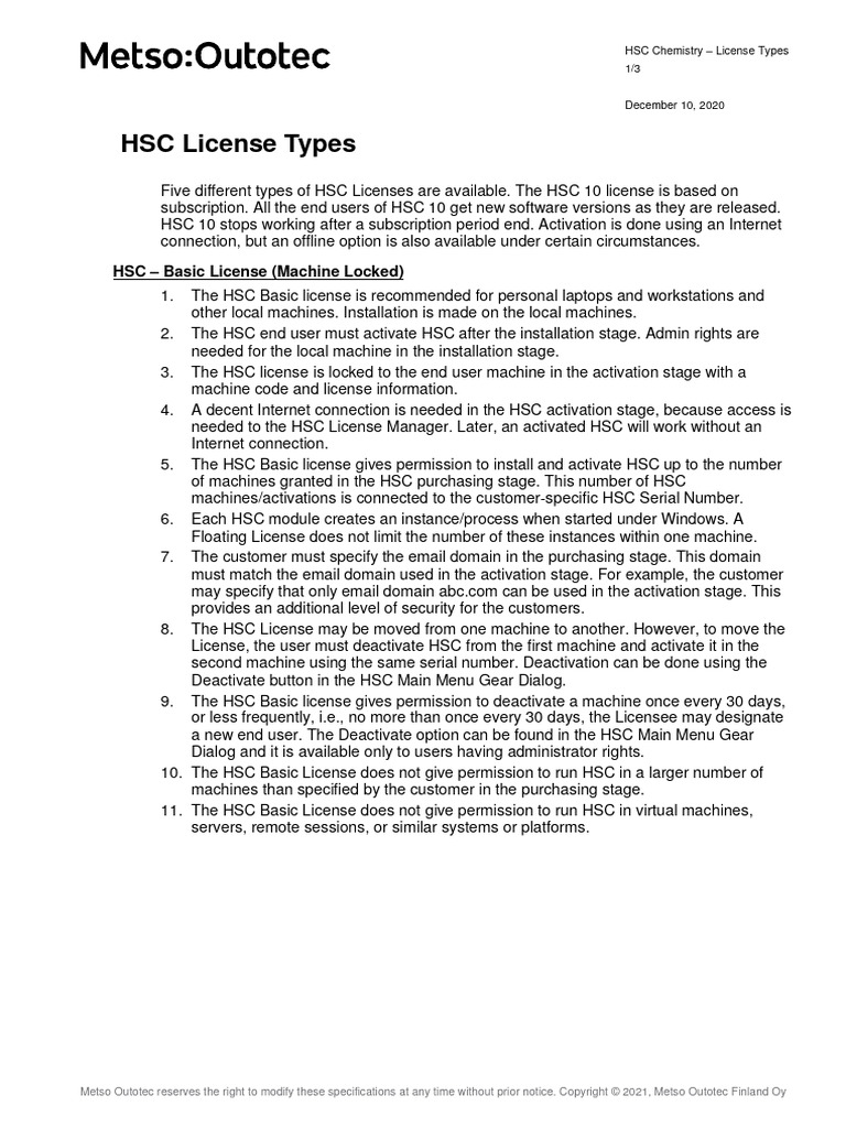 04-hsc License Types | PDF | License | Microsoft Windows 04-hsc License Types | PDF | License | Microsoft Windows