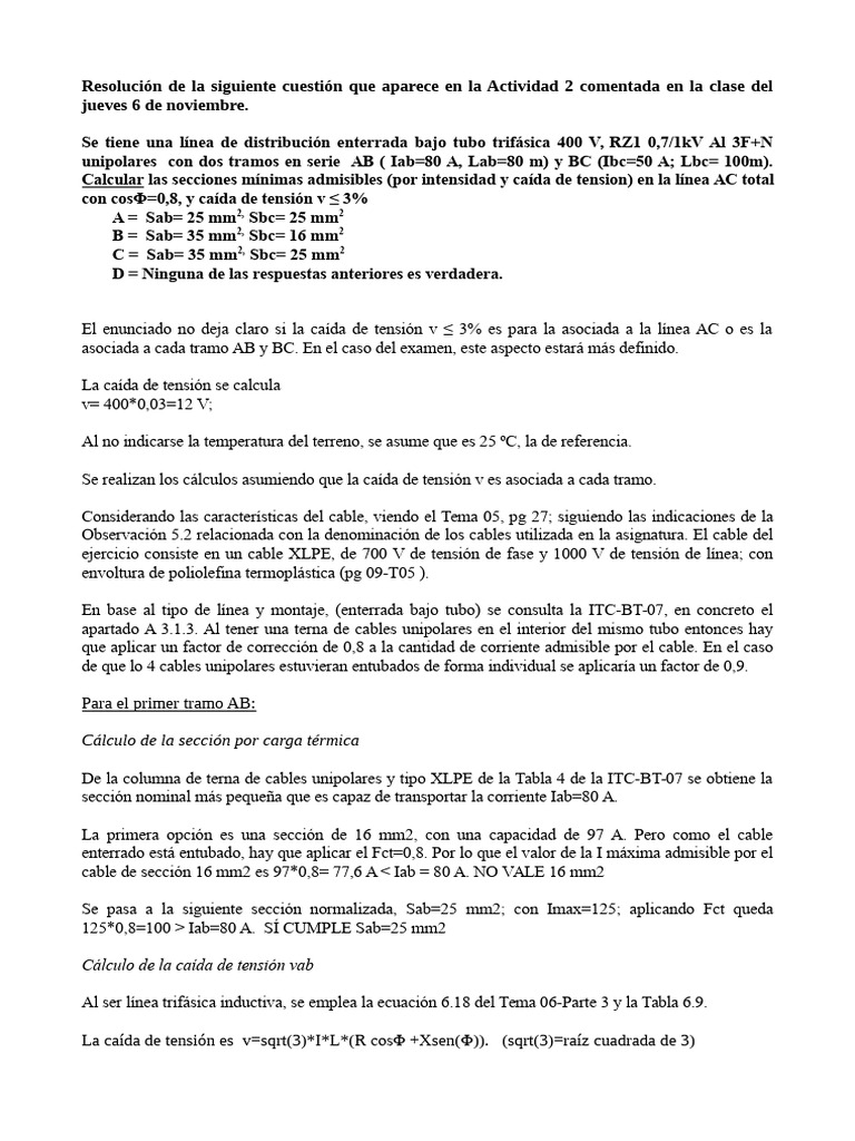 Sol Ejercicio Sección | PDF | Ingeniería de Edificación | Cantidad