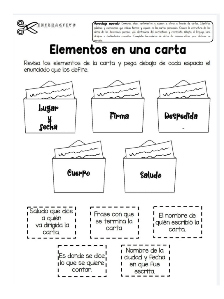 Elementos de Una Carta | PDF