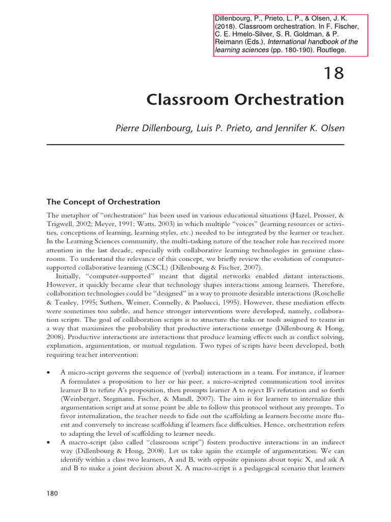 Classroom Orchestration Insights | PDF | Human–Computer Interaction | Usability