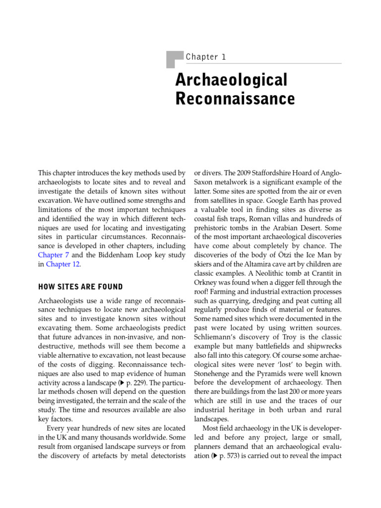 Recon | PDF | Archaeology