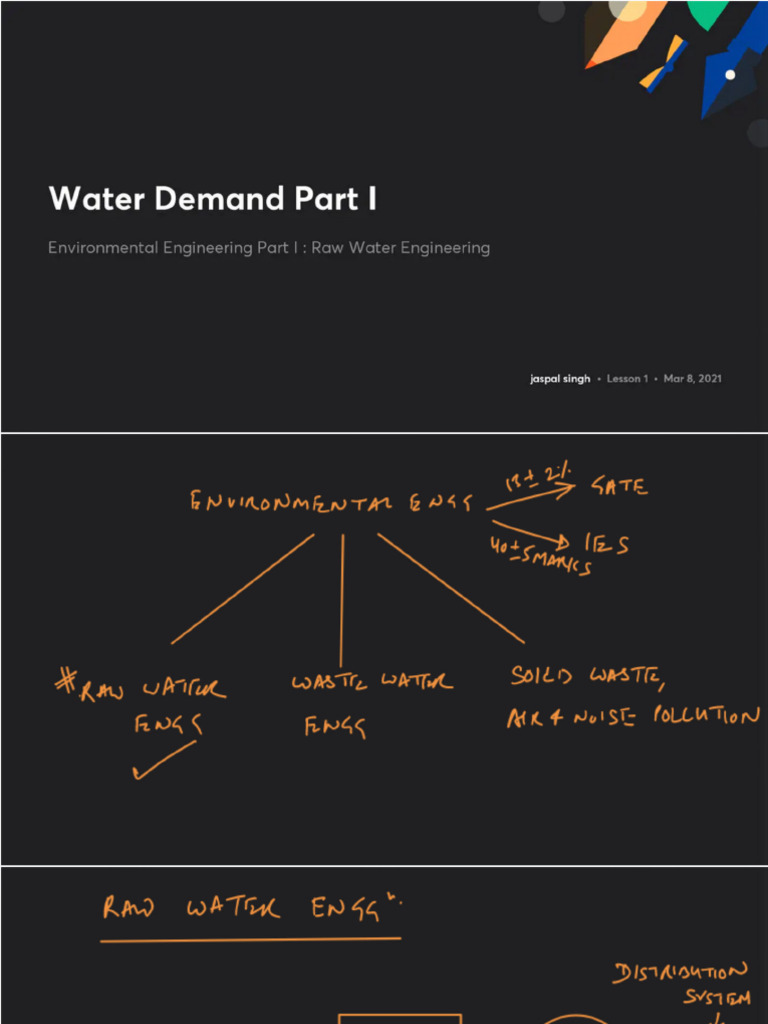 Water - Demand - Part - I | PDF