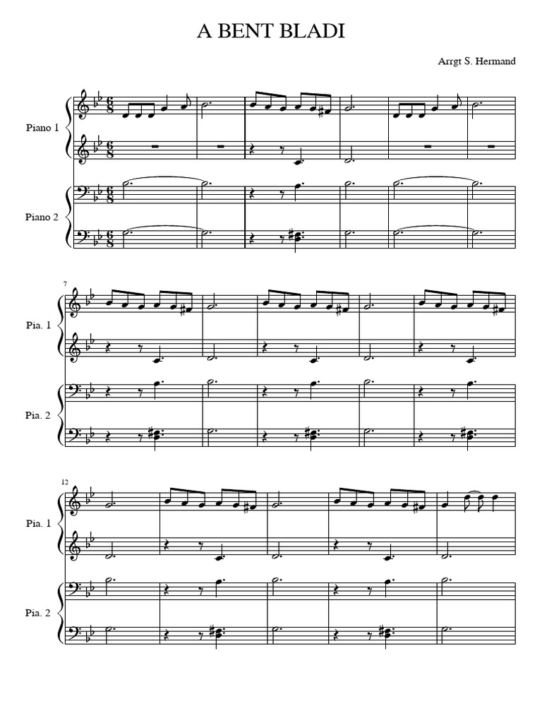 A BENT BLADI 4 Mains | PDF